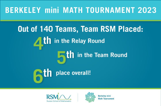 Team RSM at Berkeley mini-math Tournament (BmMT)